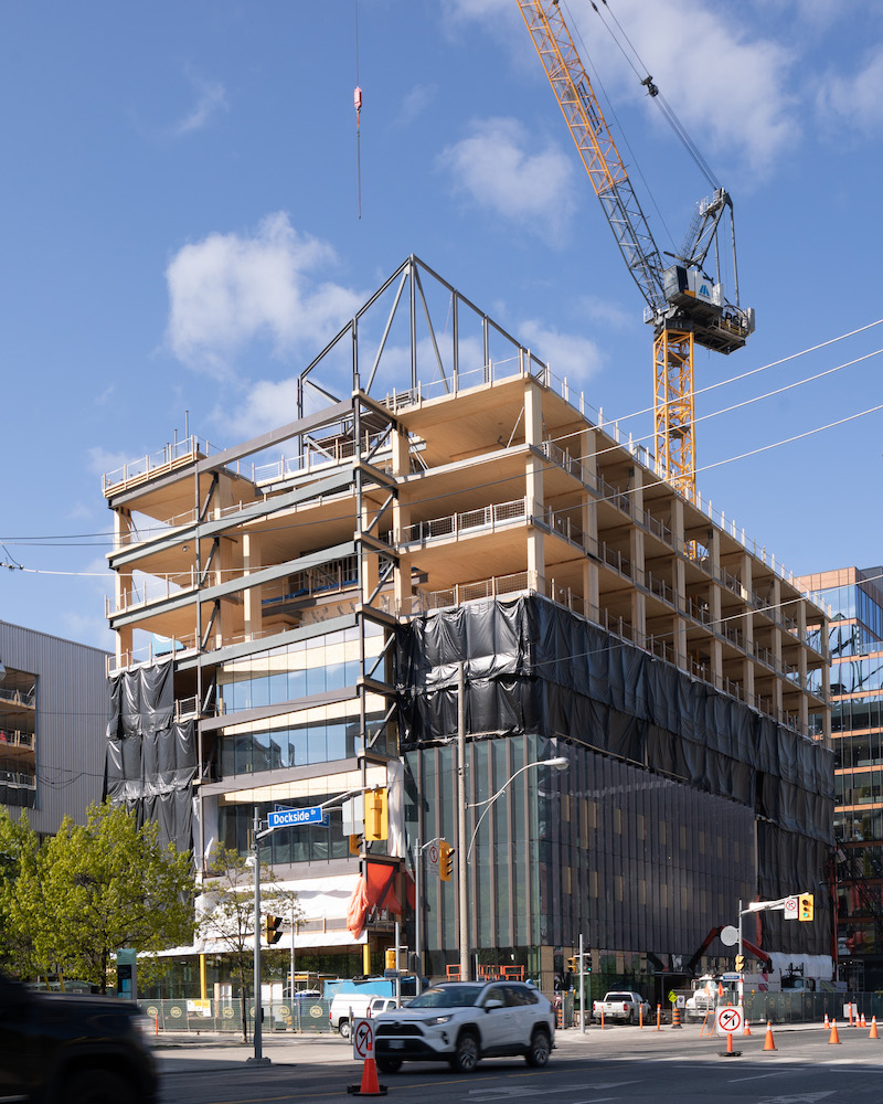 Limberlost Place Iconic Peaked Roof Beginning to Take Shape - Moriyama ...