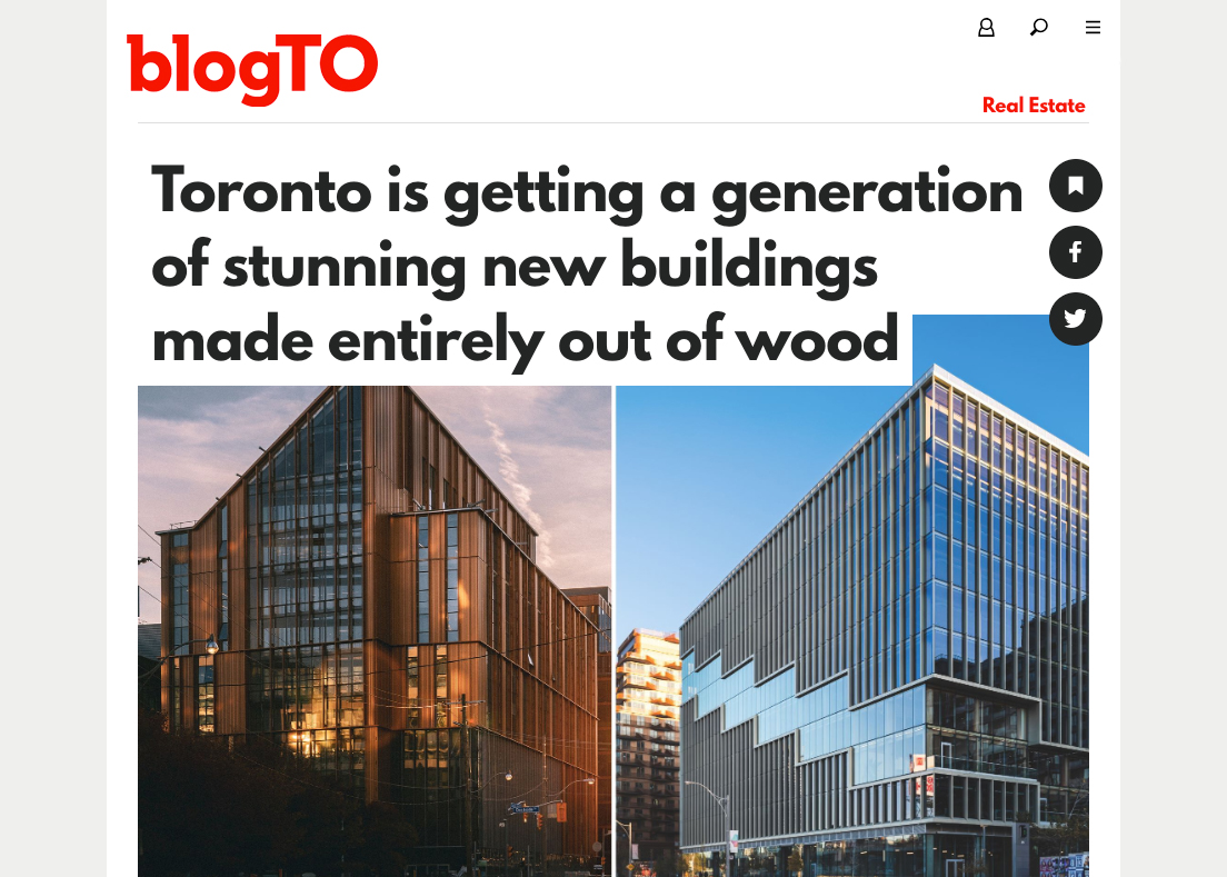 Limberlost Place Featured by blogTO - Moriyama Teshima Architects